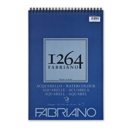 Fabriano 1264 watercolour akvarel blok sa spiralom a3 300g 30 lista ( 190010 )