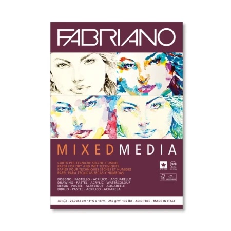 Fabriano mixedmedia blok a3 250g 40 lista ( 190028 )