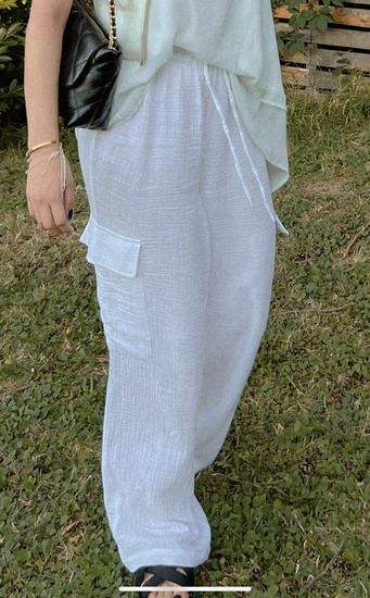 Muslin pantalone dzeparice