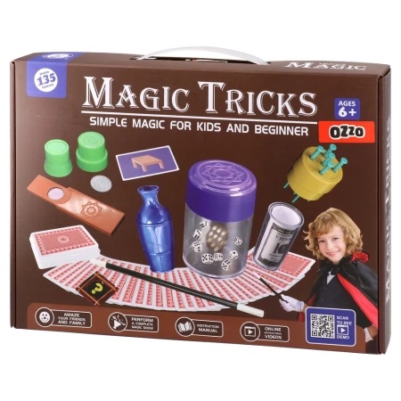 Ozzo magic game društvena igra set od 135 trikova ( 882414 )