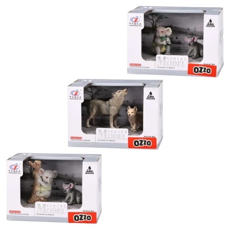 Ozzo series model igračka set figura divlje životinje miks 4073146 ( 867124 )