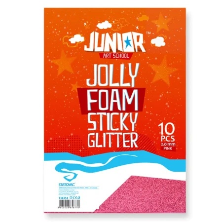 Junior jolly stiky foam eva pena samolepljiva a4 10k - odaberite nijansu roze ( 134354 )