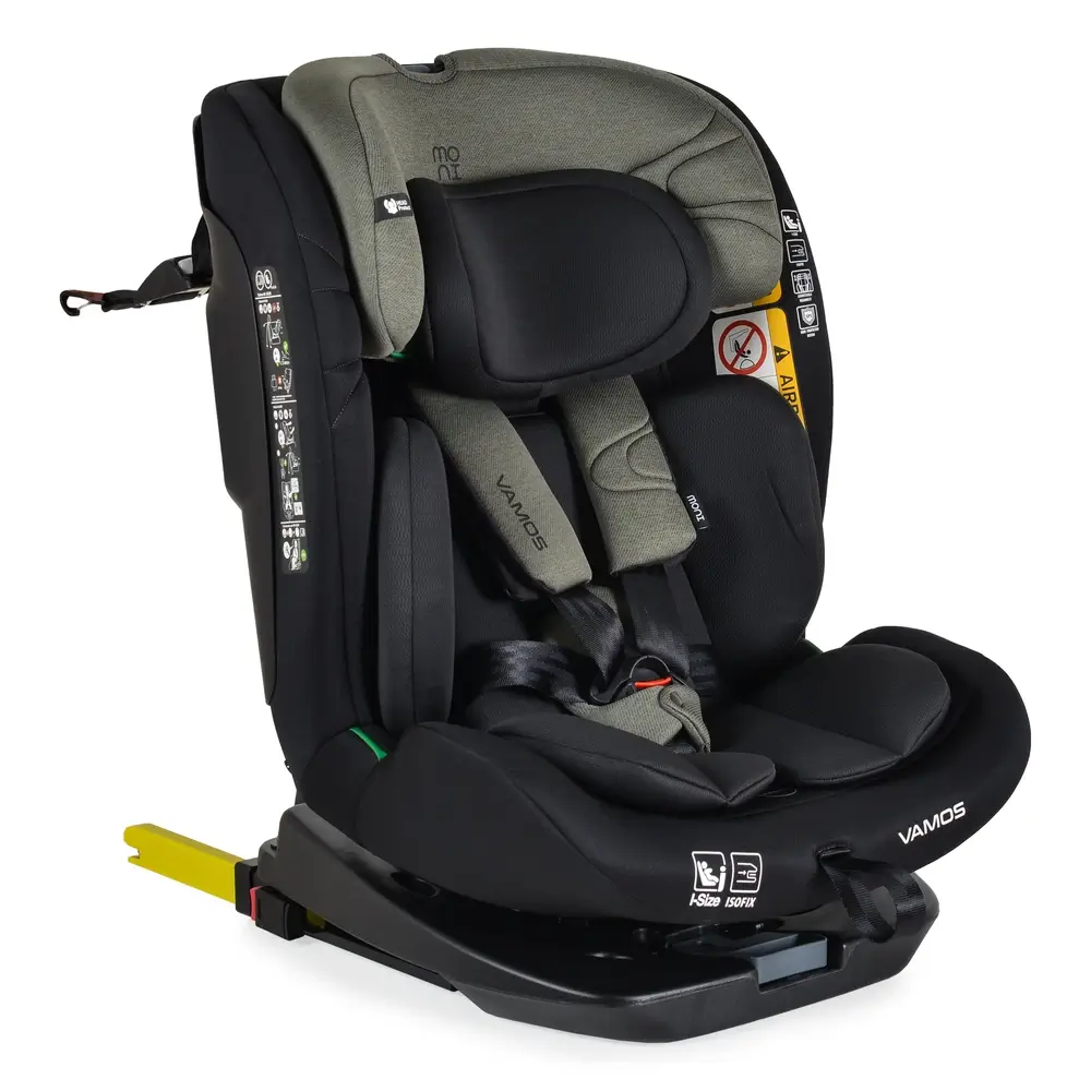 Moni Auto sedište za decu Vamos 40-150cm – Military Green