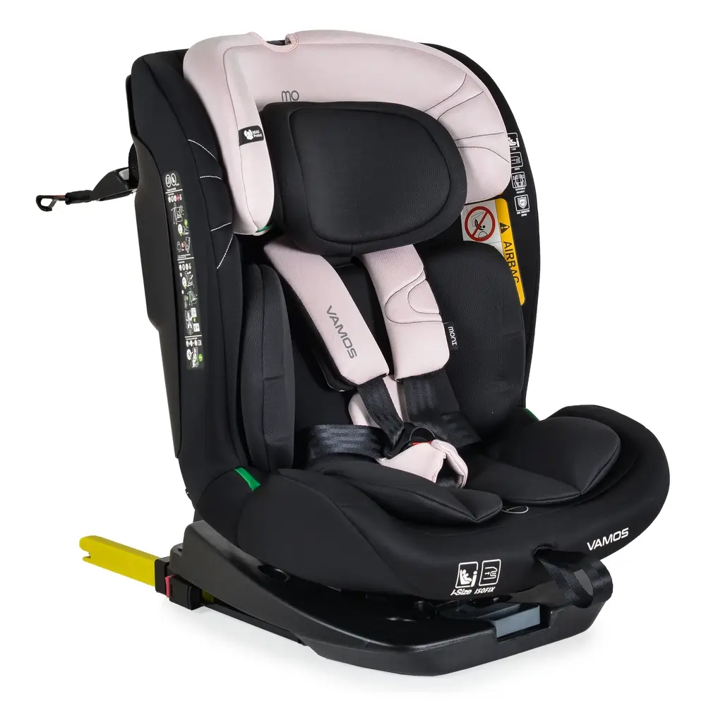 Moni Auto sedište za decu Vamos 40-150cm – Baby Pink