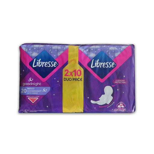 LIBRESSE noćni ulošci MAXI GOODNIGHT DUO 20/1