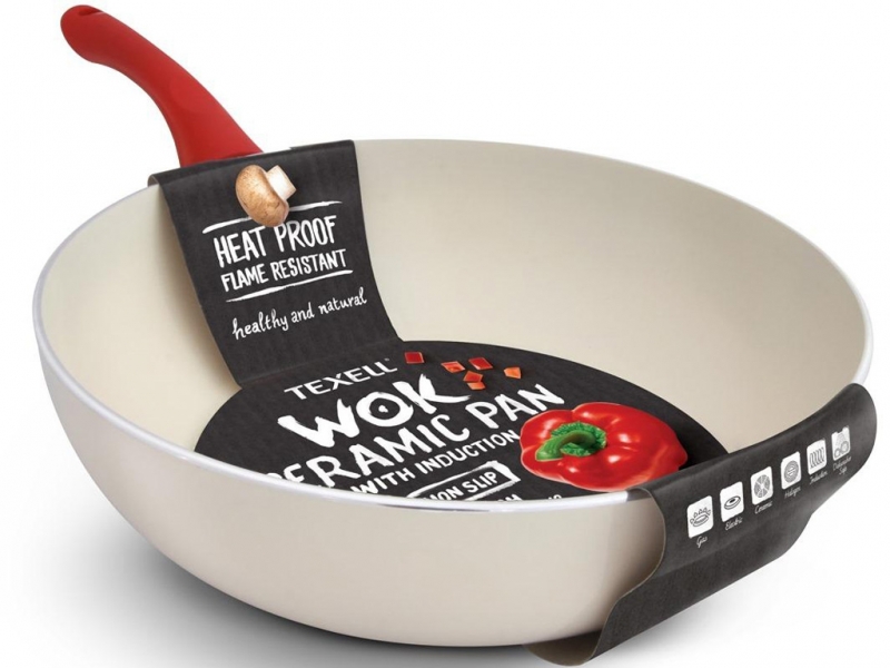 Tiganj keramički duboki Texxel TPC-W28 WOK