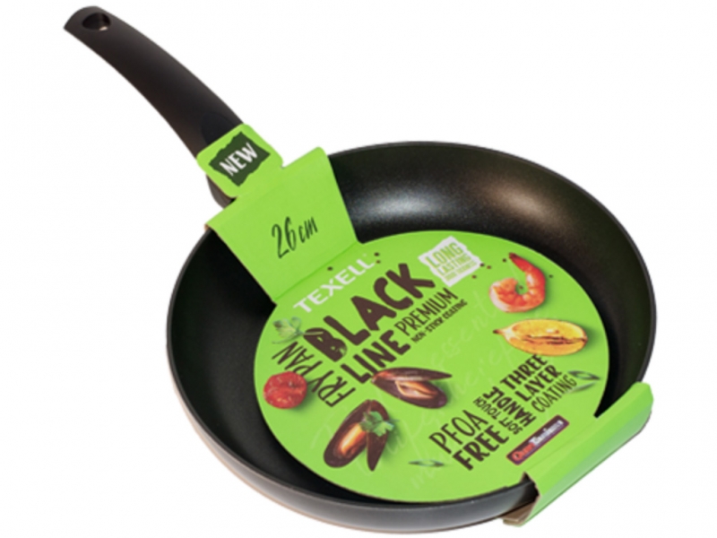 Tiganj duboki TEXELL TPBLD28 black line 28cm