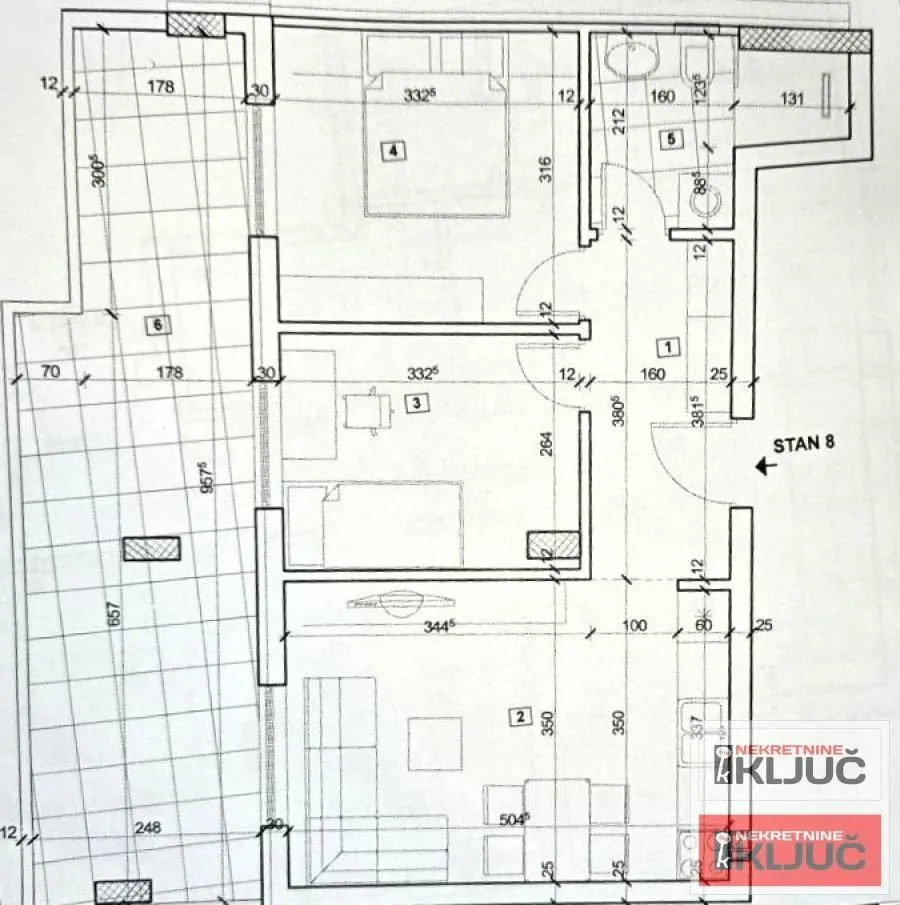 Prodaja, trosoban stan, 67m², Petrovaradin, Novi Sad