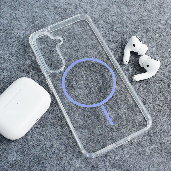 Maska Mag Case Clear Slim za Samsung A16 5G/ A166B ljubicasta