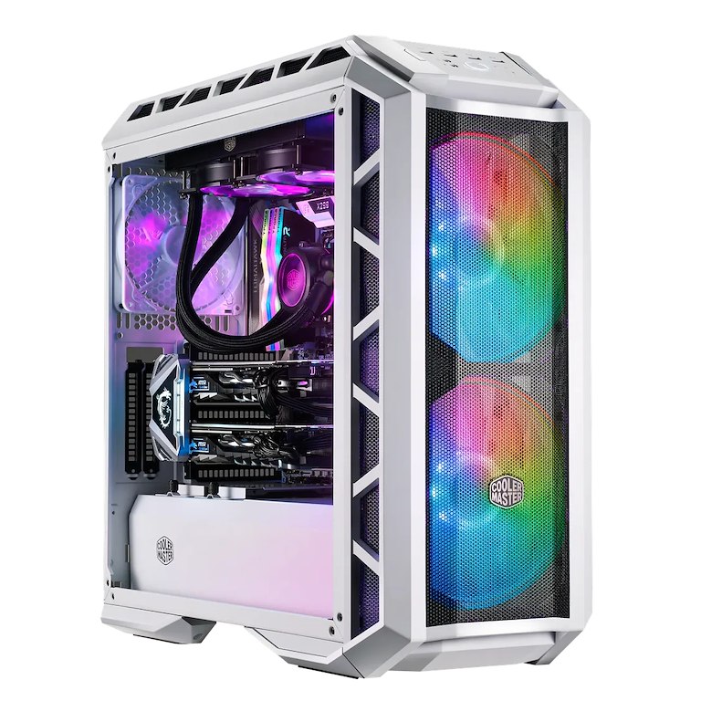 Cooler Master MasterCase H500P Mesh ARGB modularno sa providnom stranicom MCM-H500P-WGNN-S01 belo