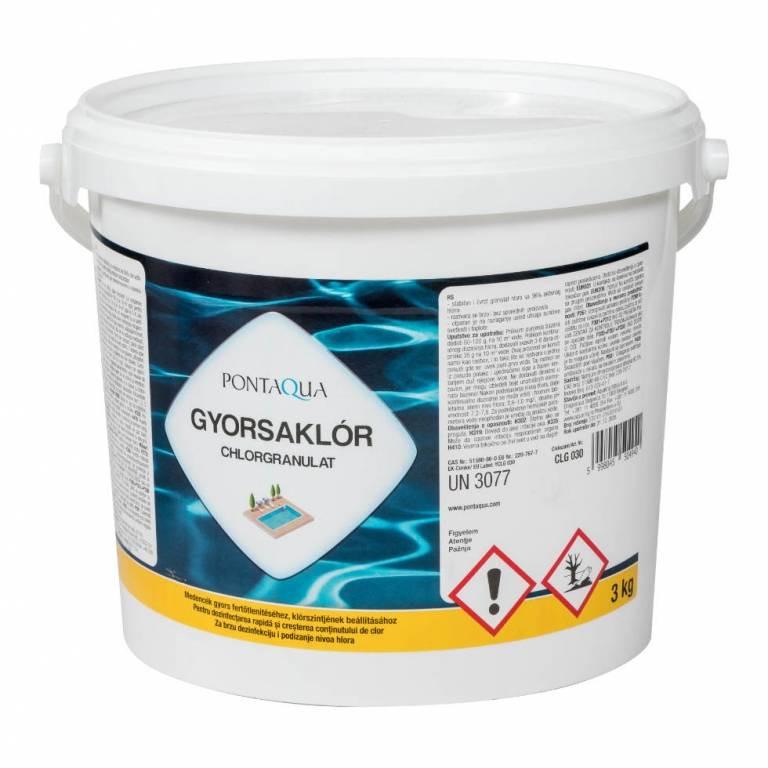 Hlor u granulama 3kg Pontaqua