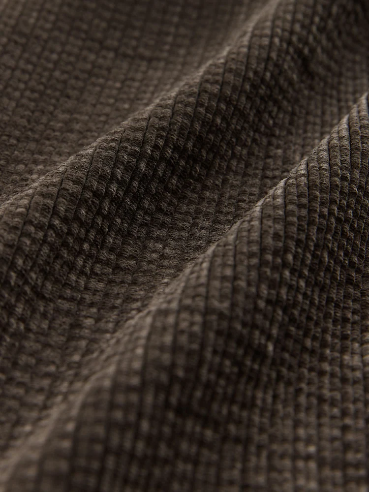 Čokoladno braon - Kabl Kravata Struk kratkih rukava Jumpsuit