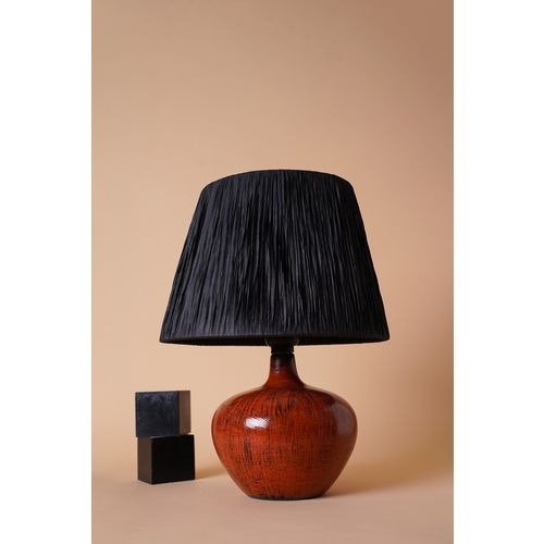 YL505 Black Red Table Lamp
