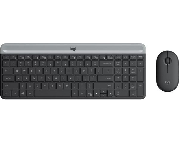 LOGITECH_ MK470 Wireless Desktop US Graphite tastatura + miš