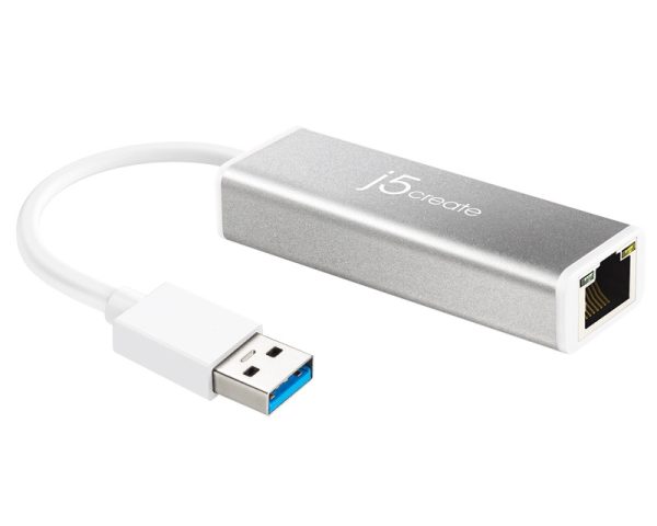 FAST ASIA Adapter USB 3.0 – Gigabit ethernet metal sivi