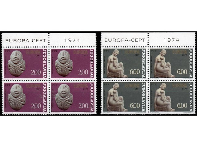 EVROPA CEPT 1974 ČETVERCI SA RANDOM