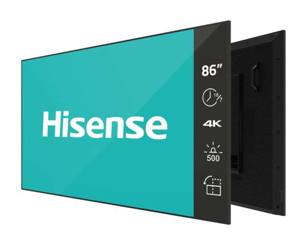 HISENSE 86 inča 86GM50D 4K UHD 500 nita Digital Signage Display – 18/7 Operation