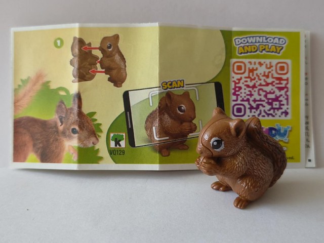 Natoons - Australia and New Zeland VQ129 Squirrel