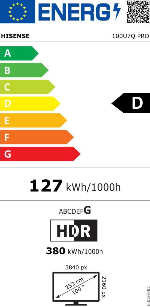 Hisense Smart televizor 100U7Q PRO