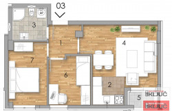 PODBARA, 49m2, Dvoiposoban sa pdv, Izgradnja