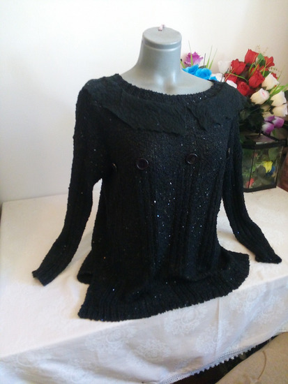 Crystal girl crni dzemper S/M
