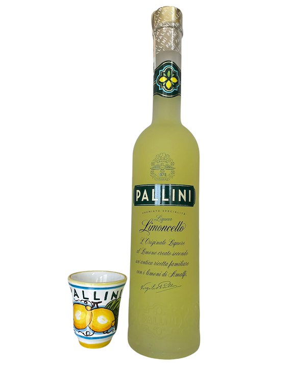 LIMONCELLO PALLINI + ČAŠICA BOX 0,5l