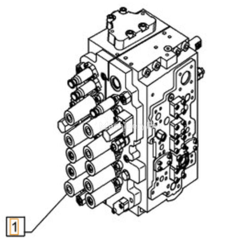 Case KSJ18312 hidraulični razvodnik za CX350DLC CX350D CX350DNLC CX370D CX370DLC CX370DNLC CX380DLC građevinske mašine
