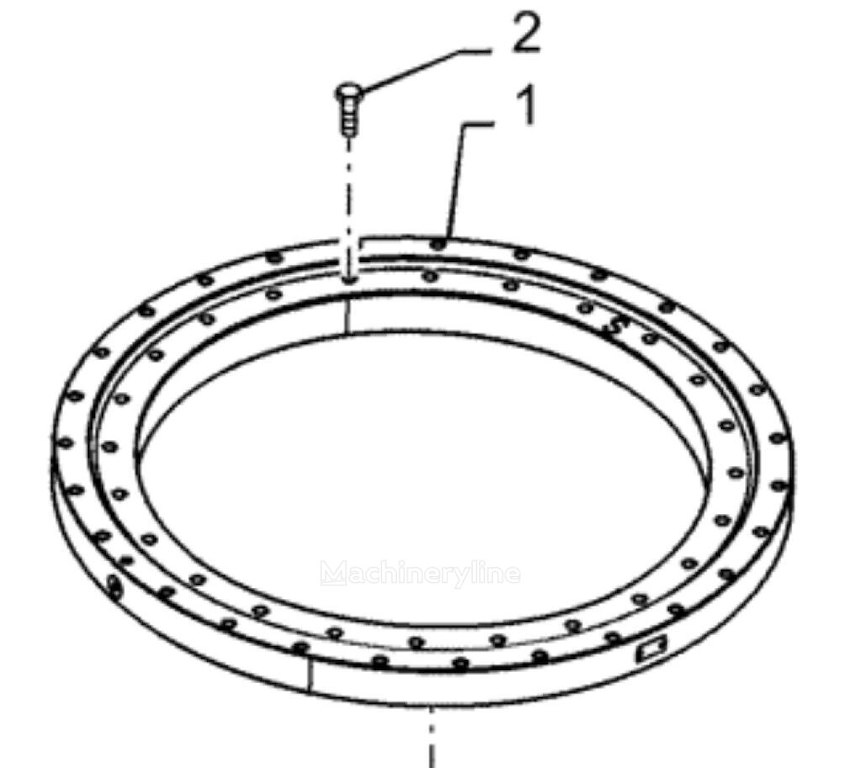 Case PS40F00003F1 okretni prsten za CX55B CX58C mini bagera