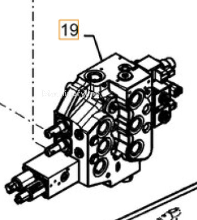 Case 47647500 hidraulični razvodnik za SR210B SR340 SR340B TV450B mini utovarivača