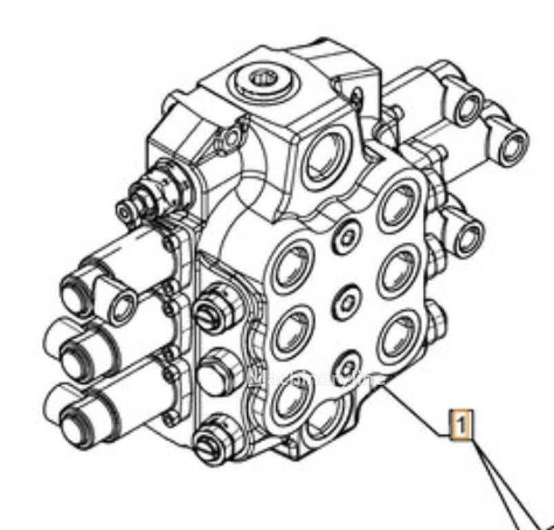 Case 47642502 hidraulični razvodnik za W50C W60C građevinske mašine