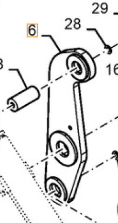 Case 87343715 za 521D 521E 521F 521G 521G2 građevinske mašine
