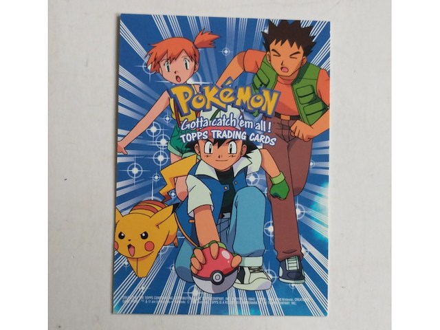kartica Topps POKEMON TOPPS trading cards - RAZNO -