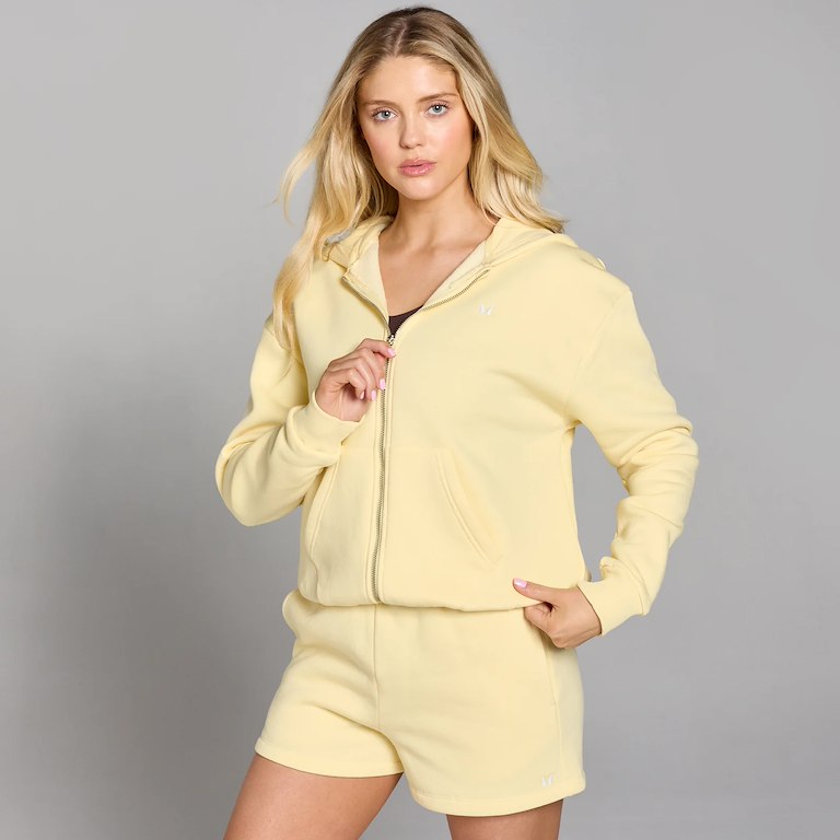 MP Women's Basics Zip Through Hoodie − ženska dukserica − limun-žuta