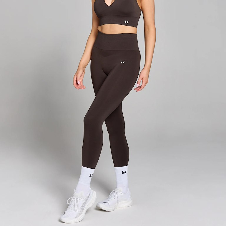 MP Women's Tempo Seamless Scrunch Leggings − ženske helanke − čokolada