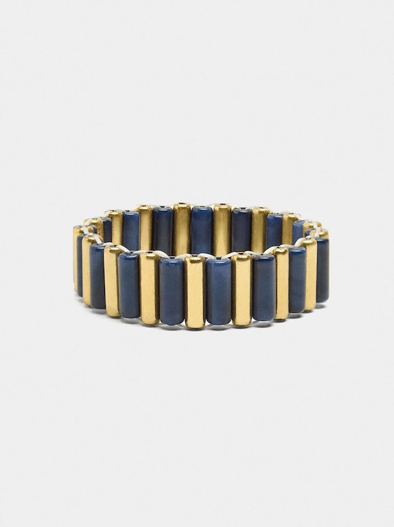 BRACELET WITH STONE-EFFECT BEADS
