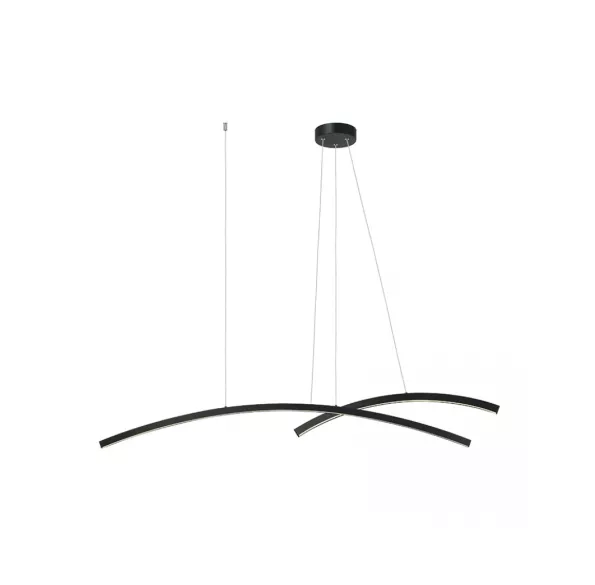 LED viseća lampa 41W 3000K aluminijum crni 20130 Zambelis