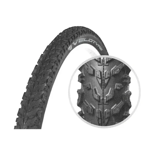 VELOTYRE Spoljna guma 27.5×2.10 (52-584) Crna guma Pah Free