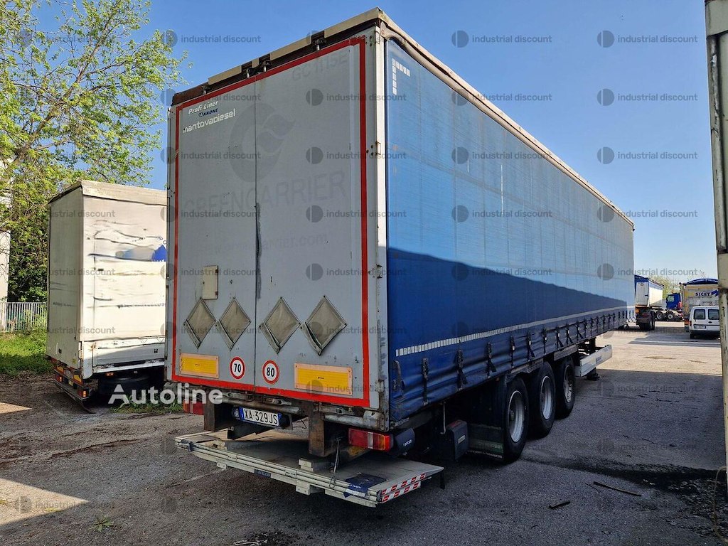 Krone poluprikolica sa kliznom ceradom