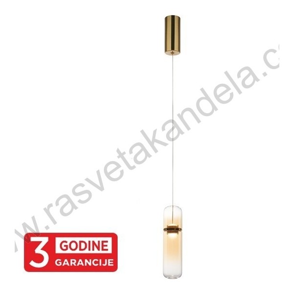 LED visilica 6W 3000K SHADOW MAP9504-1 bronzana+amber