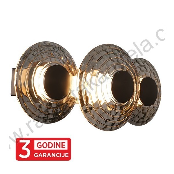 LED zidna lampa 18W 3000K ECLIPTICA MAW9451-3 siva+smoky