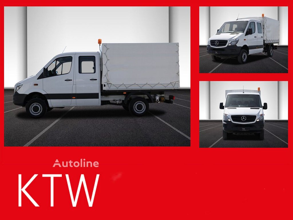 Mercedes-Benz Sprinter 316CDI DOKA,Allrad,AHK,TCO,Standhzg kamion s ceradom < 3.5t