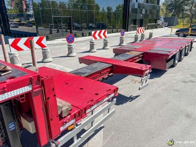 HRD Semitrailer Low Loader NRD NTS 3 Axle Tieflader poluprikolica sa niskom platformom
