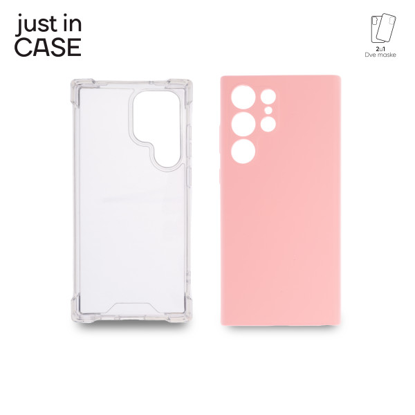 2u1 Extra case MIX paket PINK za Samsung S23 Ultra
