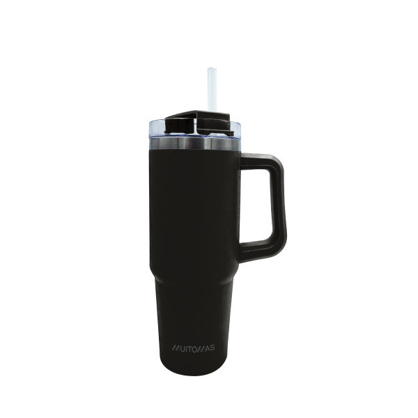 MUITOMAS termos šolja 900ml u CRNOJ boji