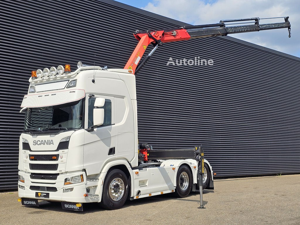 Scania R500 6x2 / RETARDER / PALFINGER CRANE / KRAN tegljač