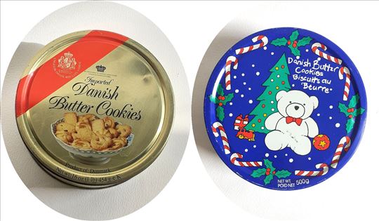 Vintage kutija metalna Danish butter cookies