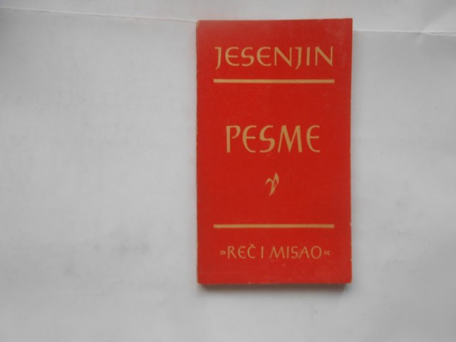 Reč i misao - Jesenjin - Pesme