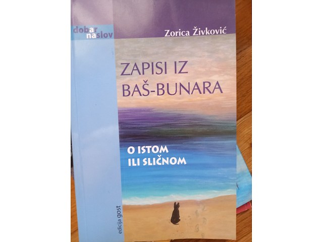 Zapisi iz Baš-bunara, Zorica Živković