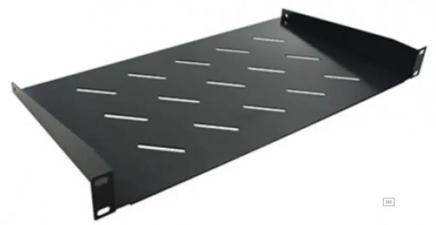 Polica-25 1U za 250mm cantilever shelf with mounting ear 143 42884