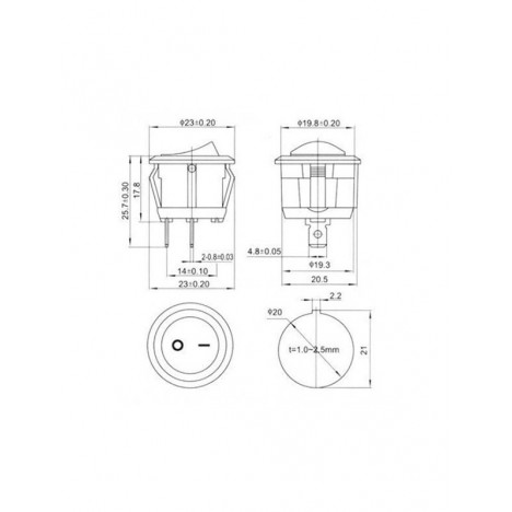 PREKIDAC KCD1-105 CRNI (ME-D5-1111) – 450357
